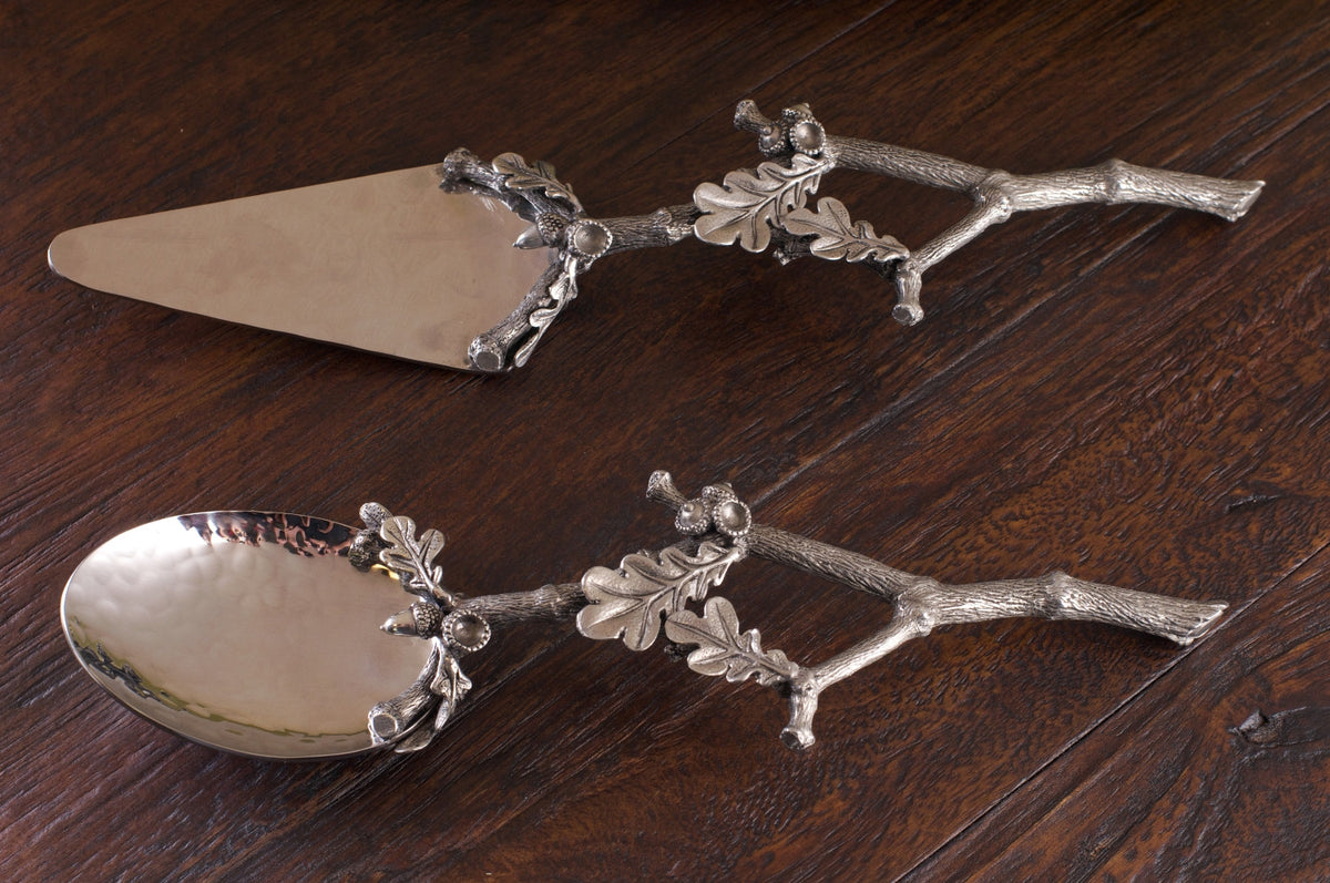 Acorn & Oak Leaf Serving Utensils – The Source Collection